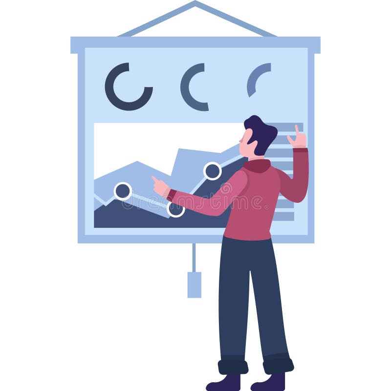 Man Brainstorming on Business Strategy Vector Icon Stock Illustration ...