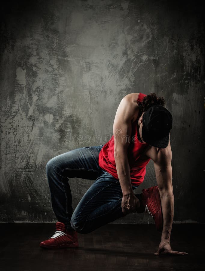 Man break-dancing stock photo. Image of freestyle, action - 41203418