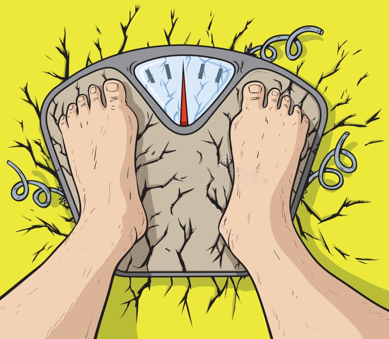 Fat Man Scale Stock Illustrations – 853 Fat Man Scale Stock ...