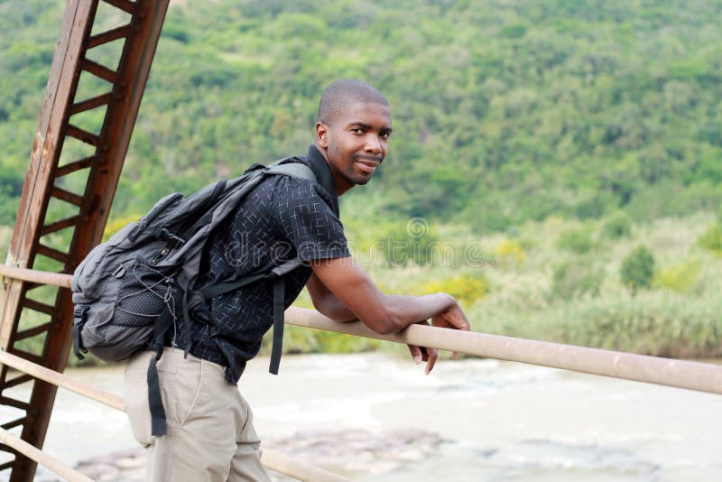 Happy Rasta-man on the Beach of Pacific Ocean Stock Image - Image of ...