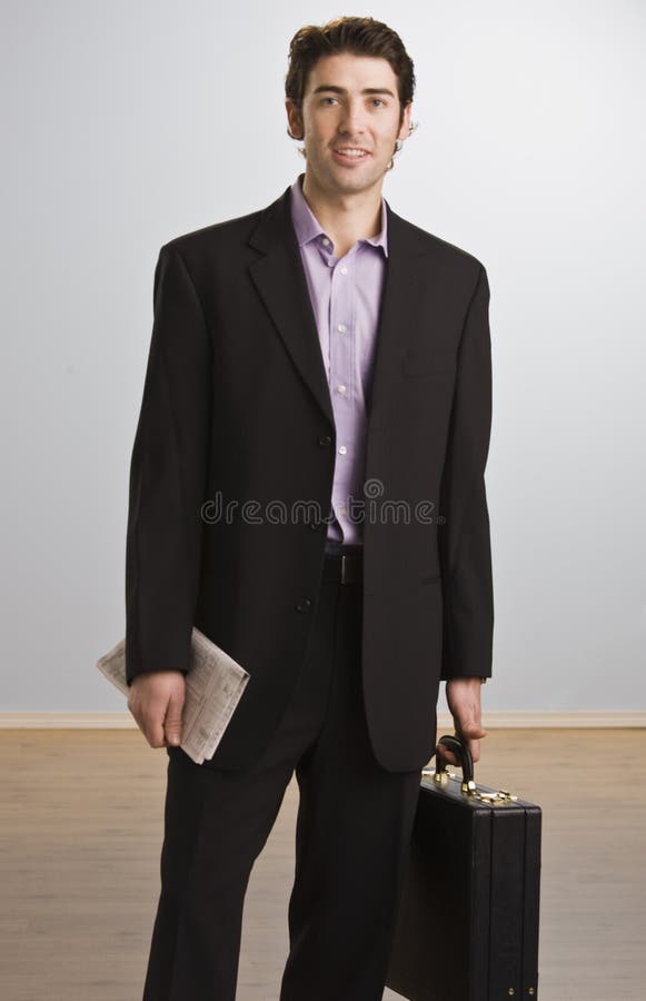 Man with Briefcase stock image. Image of accountant, twenties - 10679093