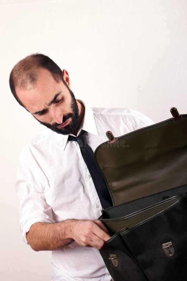 Man with briefcase stock image. Image of handle, caucasian - 49530341
