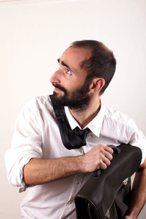 Man with briefcase stock image. Image of person, people - 49530899