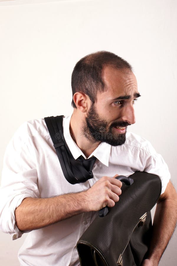 Man with briefcase stock image. Image of handsome, case - 50428795