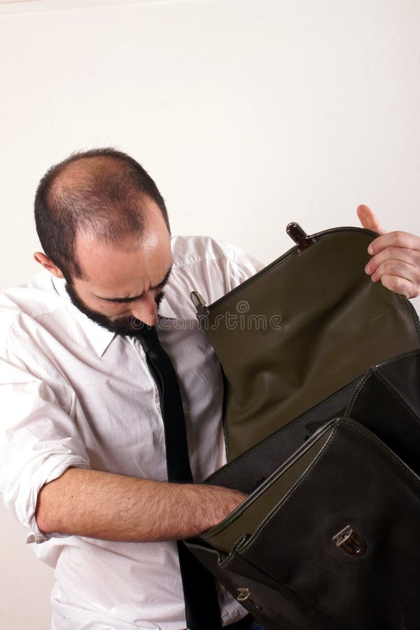 Man with briefcase stock image. Image of case, running - 49530493