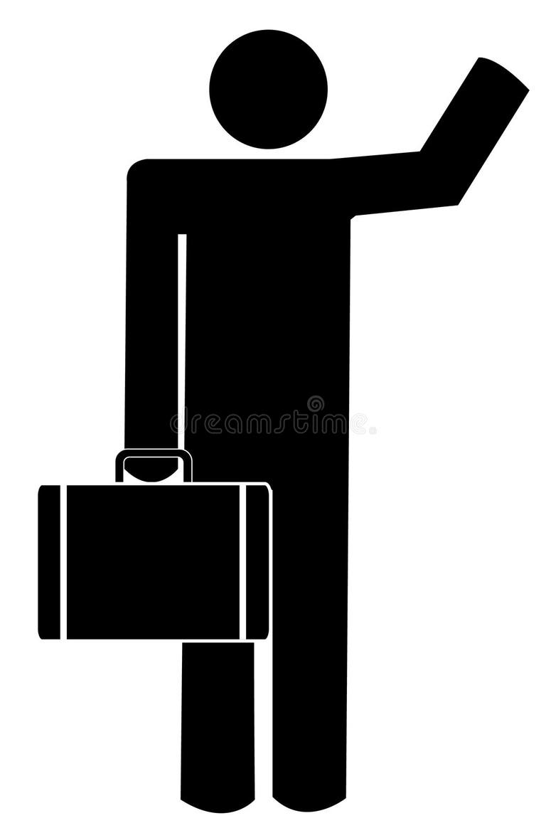 Stick Figure Man Briefcase Stock Illustrations – 247 Stick Figure Man ...