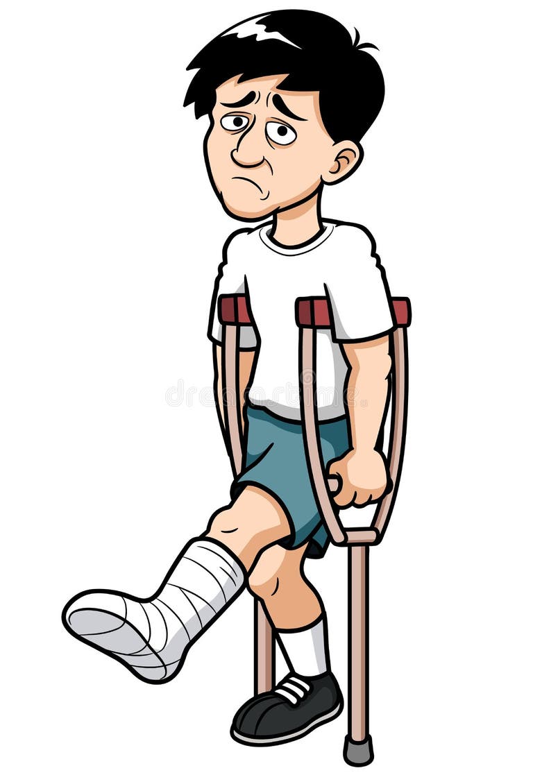 Broken Leg Walking Stock Illustrations – 1,037 Broken Leg Walking Stock ...
