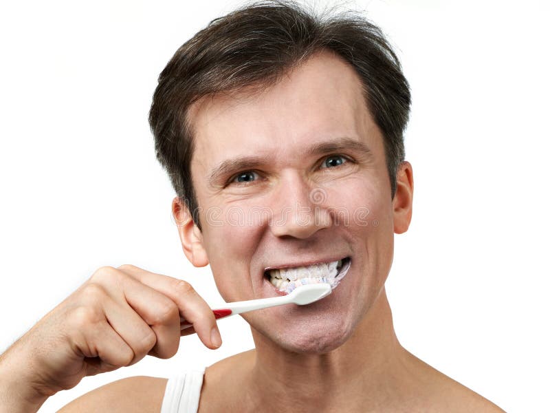 1,539 Portrait Man Brushing Teeth Stock Photos - Free & Royalty-Free ...