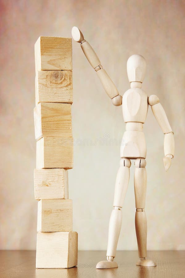 Puppet high five stock photo. Image of body, marionette - 60364982