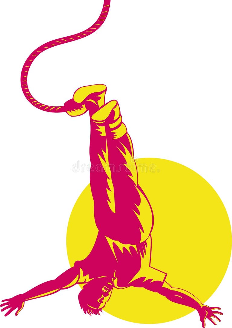 Bungee Jumping Vector Illustration Stock Illustrations – 992 Bungee ...