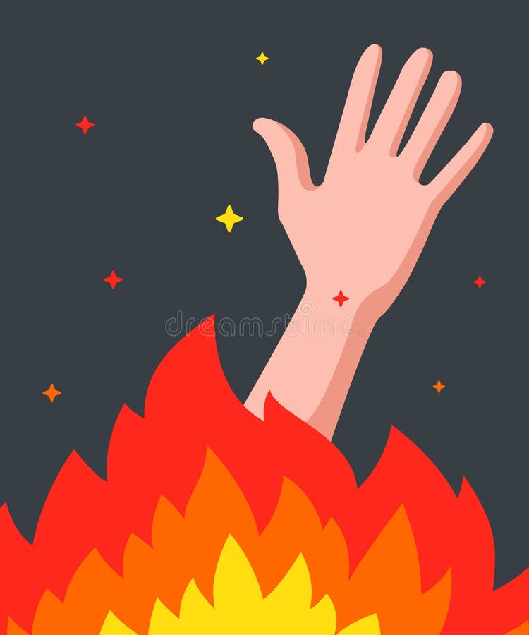 Burns Fingers Stock Illustrations – 19 Burns Fingers Stock ...
