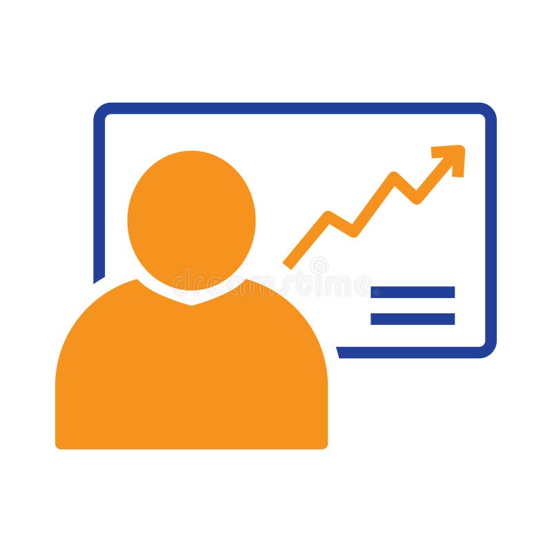 Man, Business Grow, Graph, Presentation, Online Business Grow ...