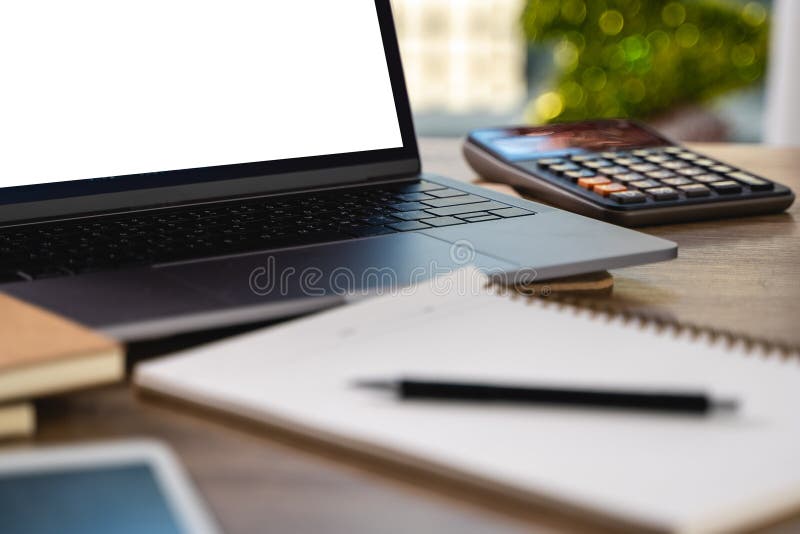 Man of Business Laptop Man Hand Working on Laptop Computer on Wooden ...