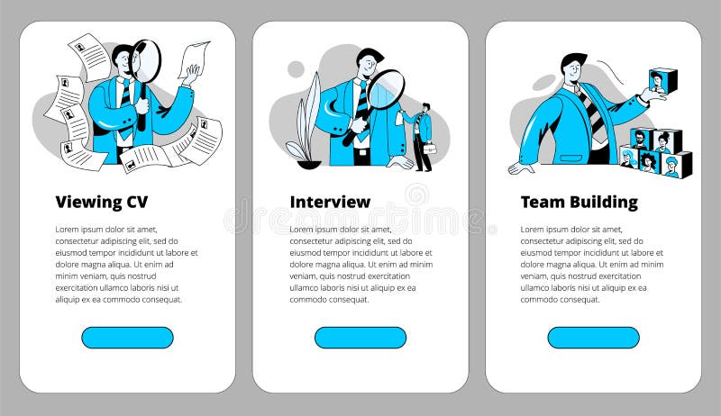 The HR Department Builds a Team. Stock Vector - Illustration of concept ... The HR Department Builds a Team. Stock Vector - Illustration of concept ...