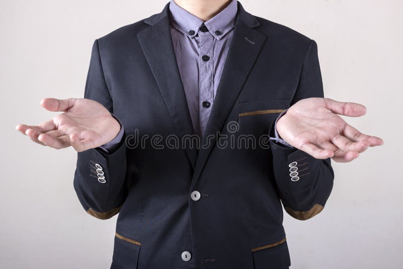 Businessman Shrugging With Both Hands As I Don`t Know Gesture. Stock ... Businessman Shrugging With Both Hands As I Don`t Know Gesture. Stock ...