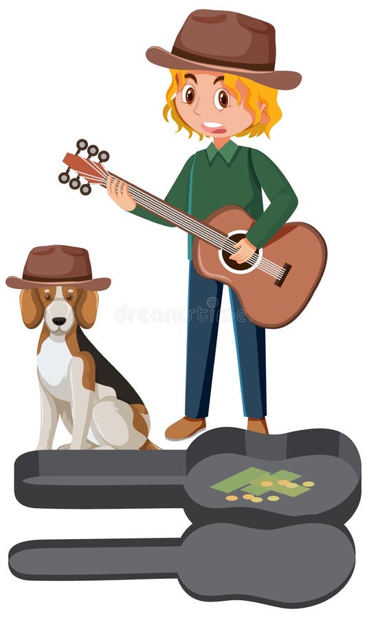 Busking Male Stock Illustrations – 57 Busking Male Stock Illustrations ...