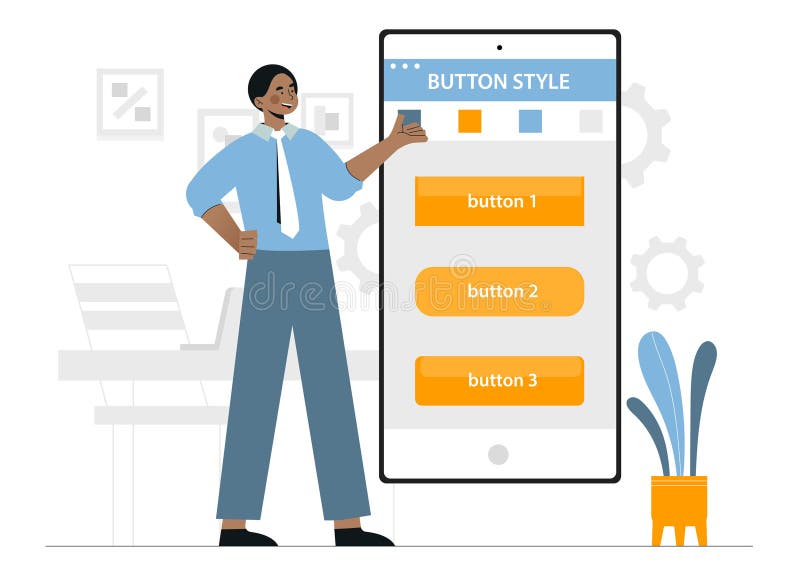 Continue Button Ui Ux Stock Illustrations – 190 Continue Button Ui Ux Stock Illustrations ...