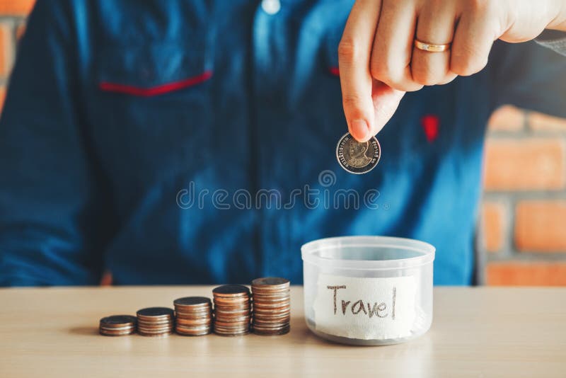 Man Calculator Accounting Calculating with Money Stack Step Growing ...