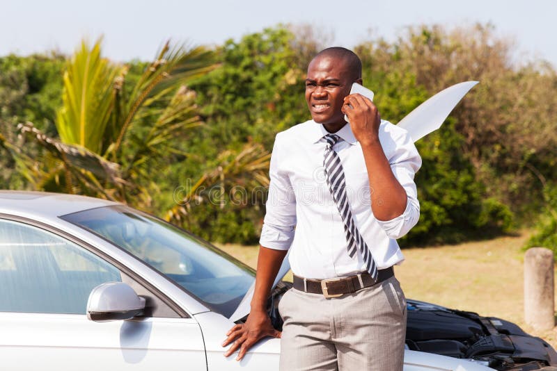 Man calling for help stock photo. Image of broken, phone - 59106788