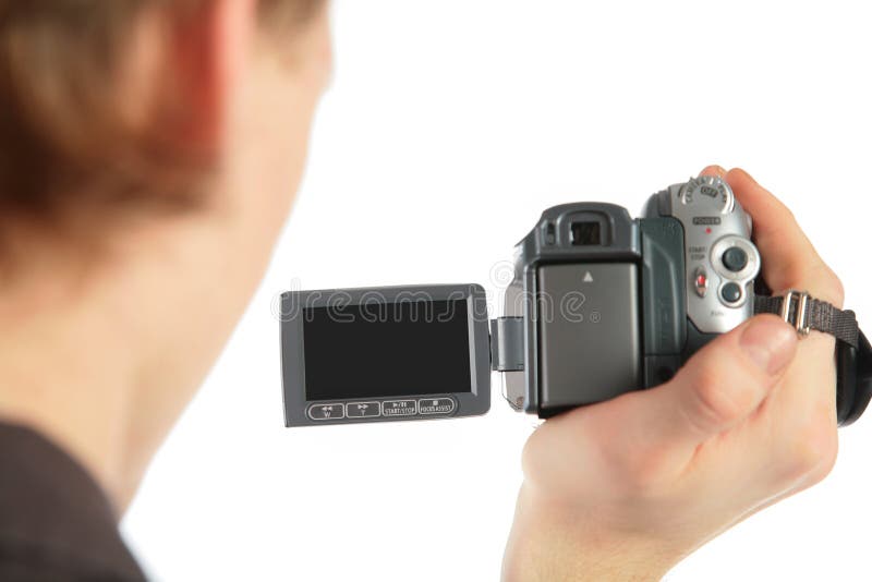 Man Camcorder Hand Back Stock Photos - Free & Royalty-Free Stock Photos ...
