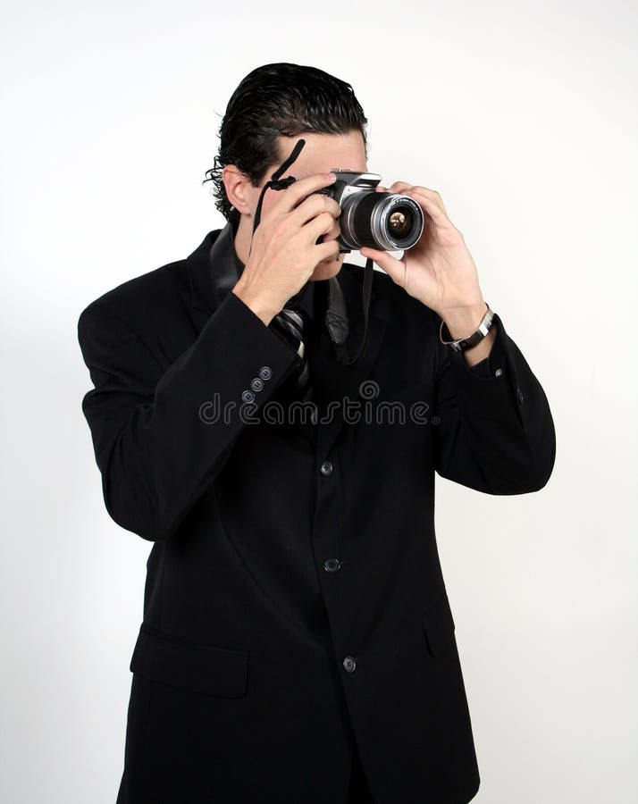 Hidden camera man stock image. Image of tourist, videographer - 5533503