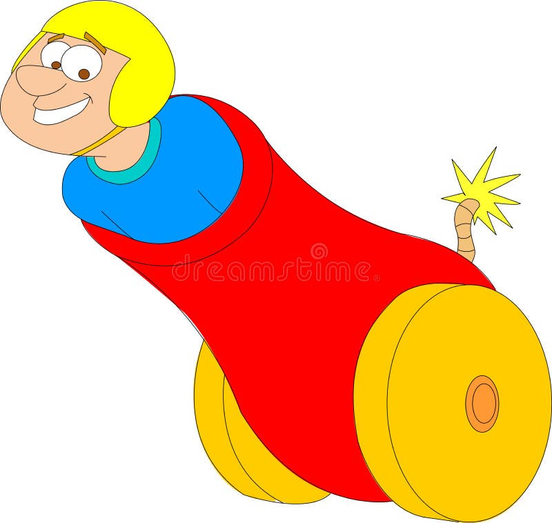 Man Cannonball Stock Illustrations – 151 Man Cannonball Stock ...