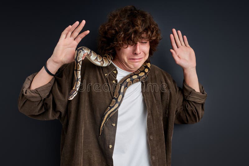 Person Snake Around Neck Stock Photos - Free & Royalty-Free Stock ...