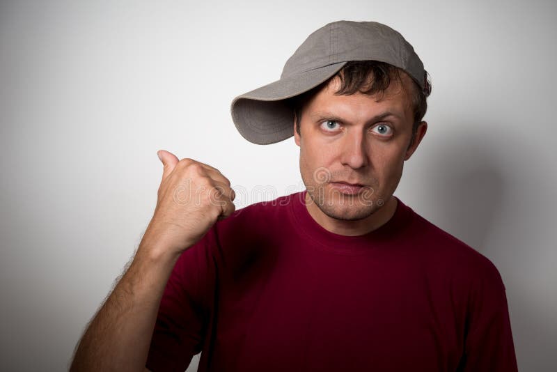 Man Cap Shows Hand Back Stock Photos - Free & Royalty-Free Stock Photos ...