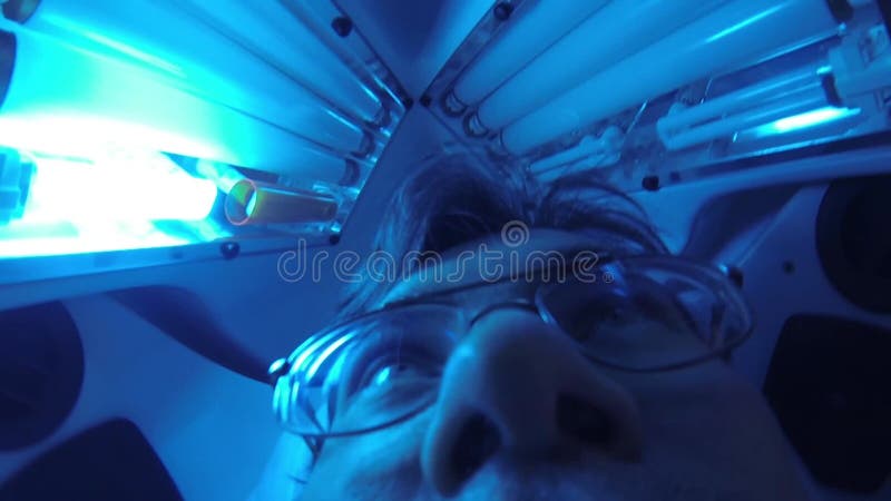 Man in Capsule of SPA System for Physical Therapy Stock Footage - Video ...