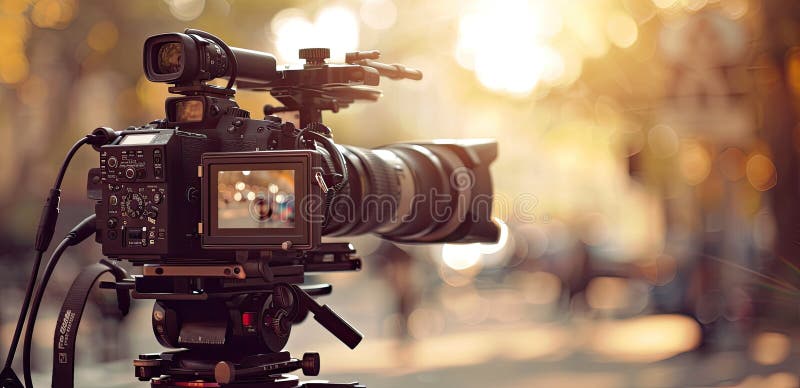 Man Sharing Camera Image in Dark Room, Capturing Event with Display Device Stock Illustration ...