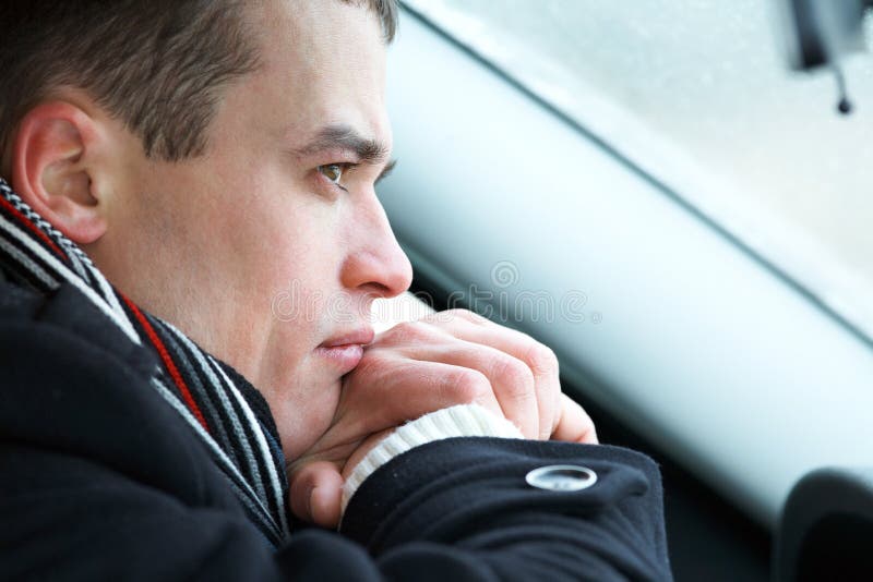 Man in car stock photo. Image of life, portrait, male - 21925310