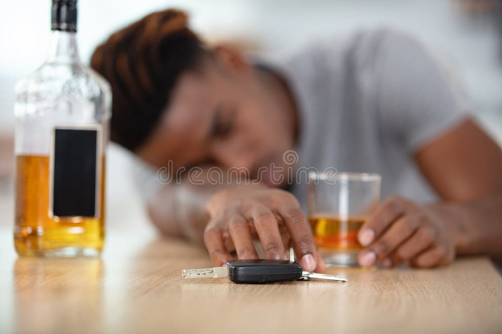 Man with Car Key and Alcoholic Beverage Stock Photo - Image of fast ...