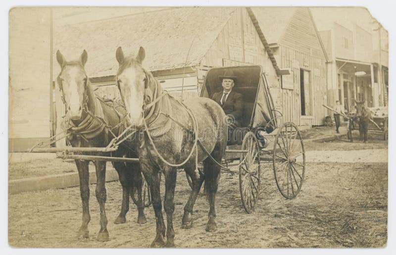 [Man In Carriage] Picture. Image: 222638393