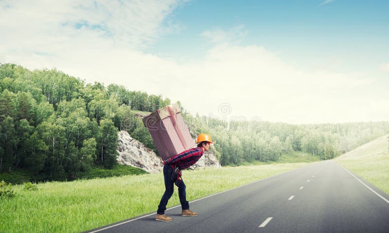 Delivery service concept stock illustration. Illustration of white ...