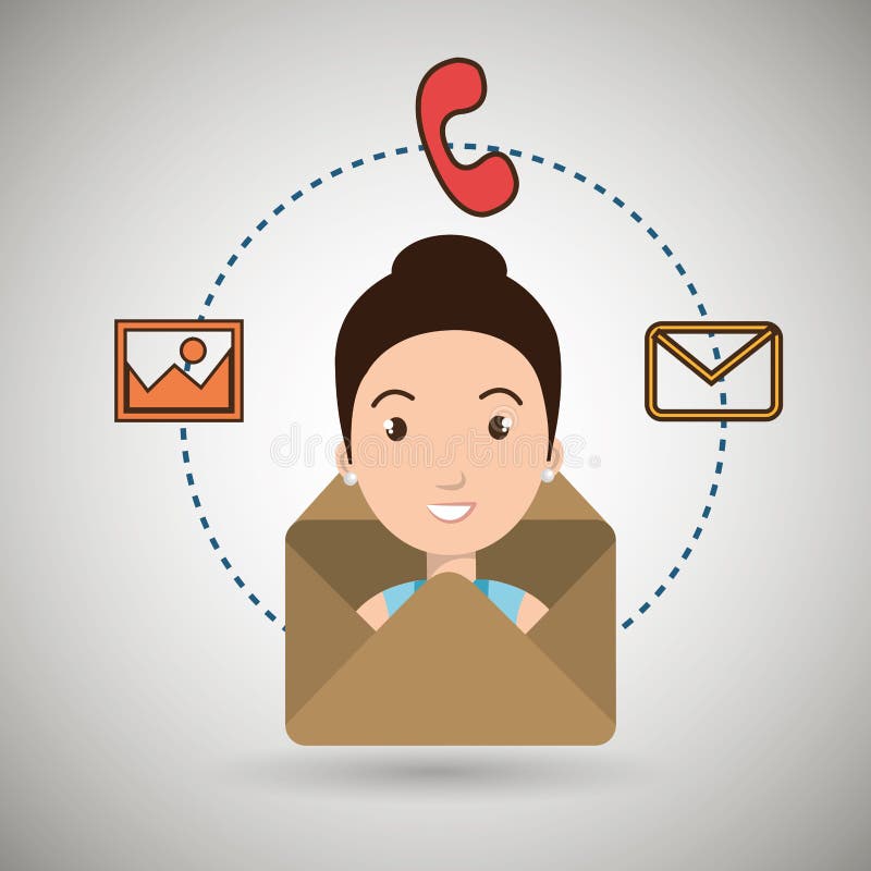 Red telephone cartoon stock vector. Illustration of retro - 22742847