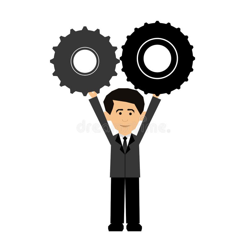 Man cartoon icon image stock vector. Illustration of professional ...