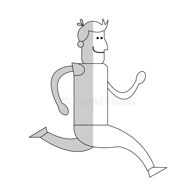 Man cartoon icon stock vector. Illustration of success - 85367124