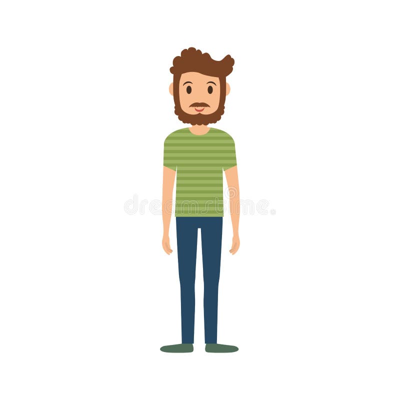 Man cartoon isolated stock illustration. Illustration of personal ...