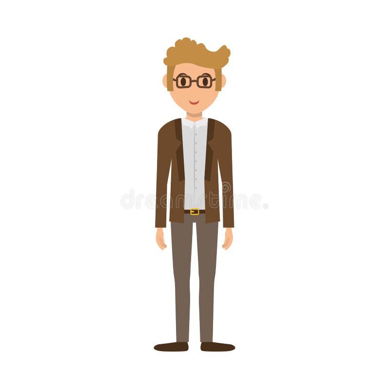 Man cartoon isolated stock illustration. Illustration of symbolic ...