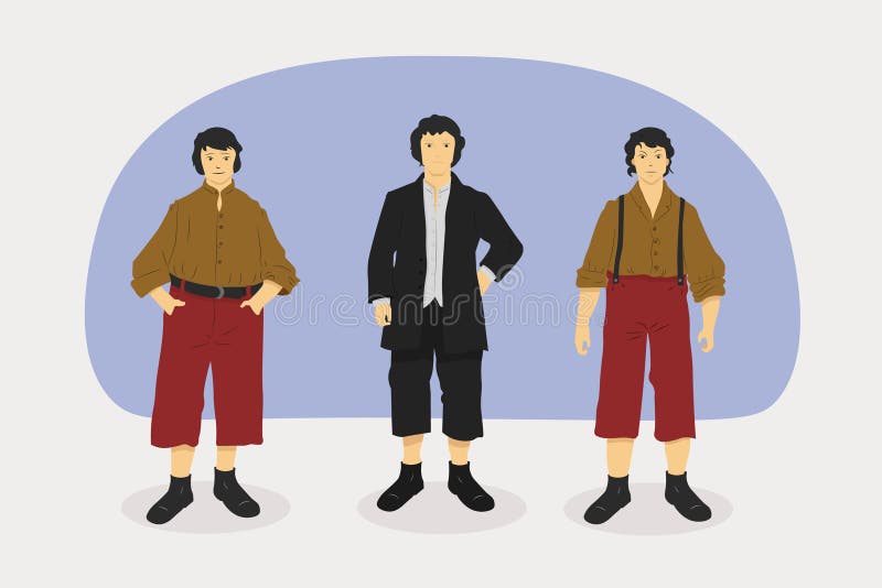 Man Cartoon People Set Vector Stock Vector - Illustration of person ...