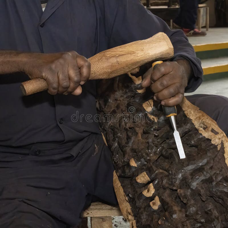 A Man Carving Wood stock image. Image of hobby, activity - 271249887