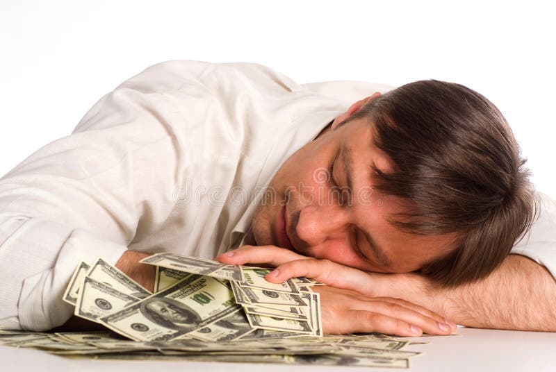 Man and cash stock image. Image of advertising, background - 20699051