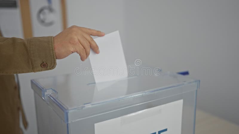 Democratic Process Action Hand Casts Vote Stock Photos - Free & Royalty ...
