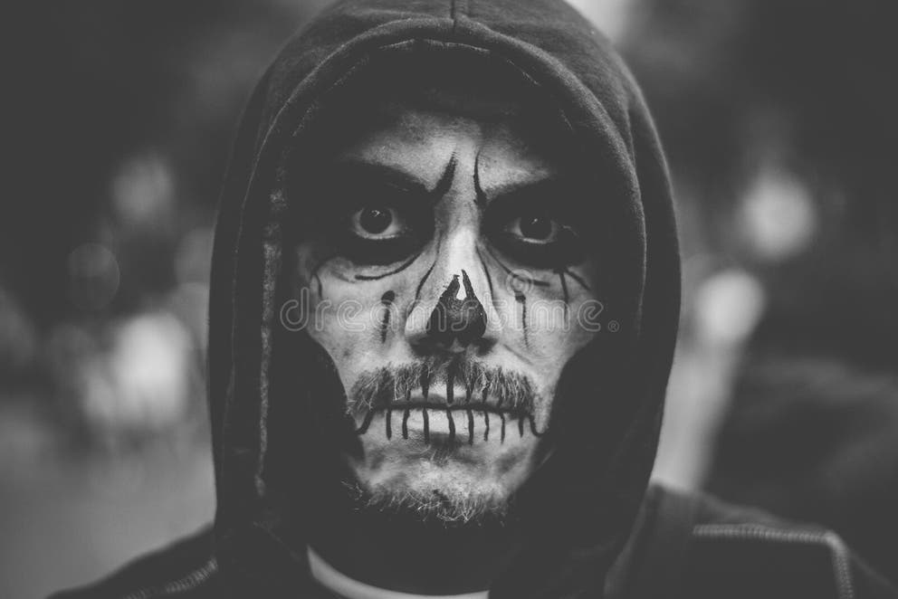 Dead catrina man. editorial stock photo. Image of scary - 101048093