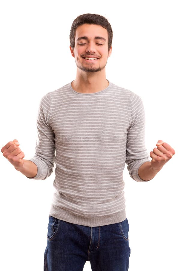 Laughing Pointing Man stock image. Image of pointing, funny - 2595283