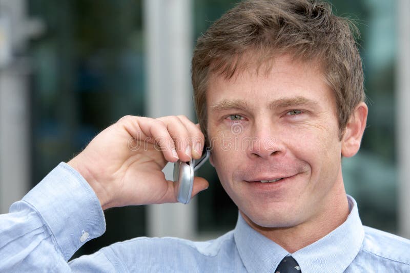 Man with cell phone stock image. Image of cellular, device - 5212249