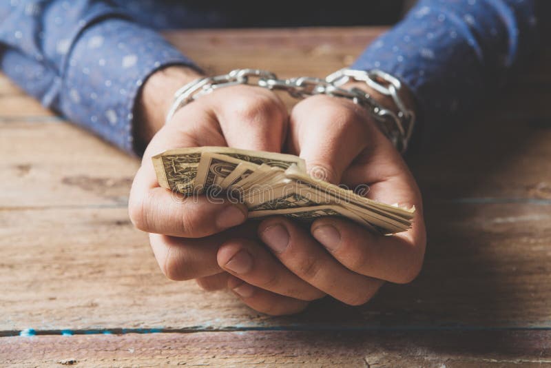 Money Chains stock image. Image of dollars, chained, isolated - 1007083