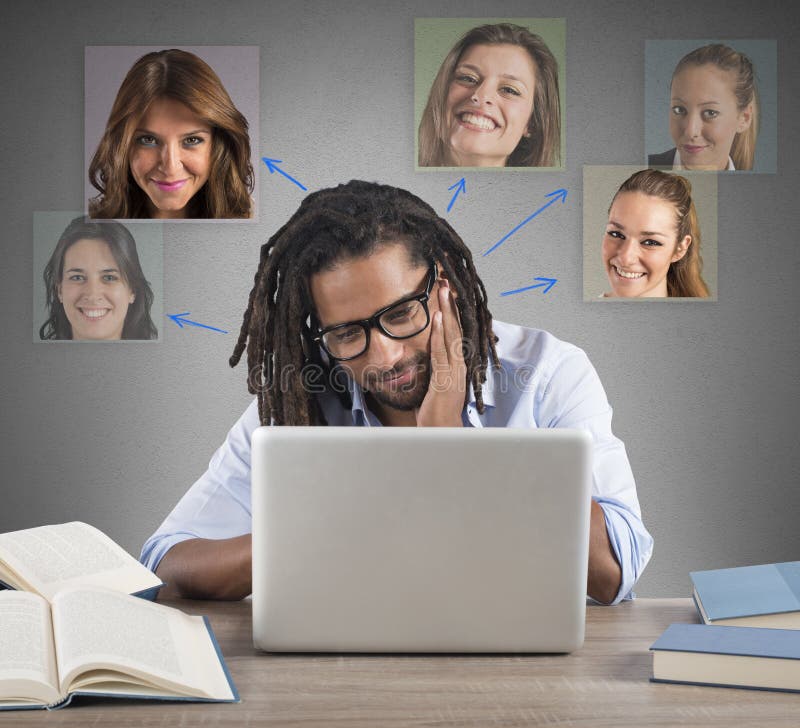 Man chat with girls stock photo. Image of meet, friend - 54571898