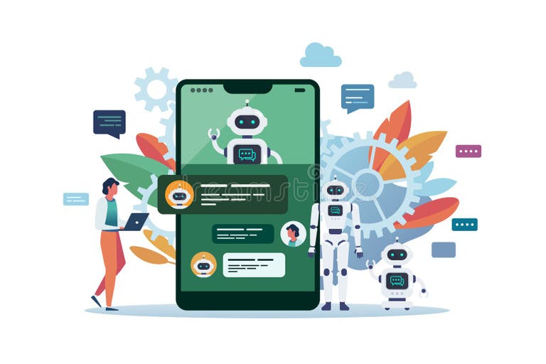 Robot Screen Vector Stock Illustrations – 10,182 Robot Screen Vector ...