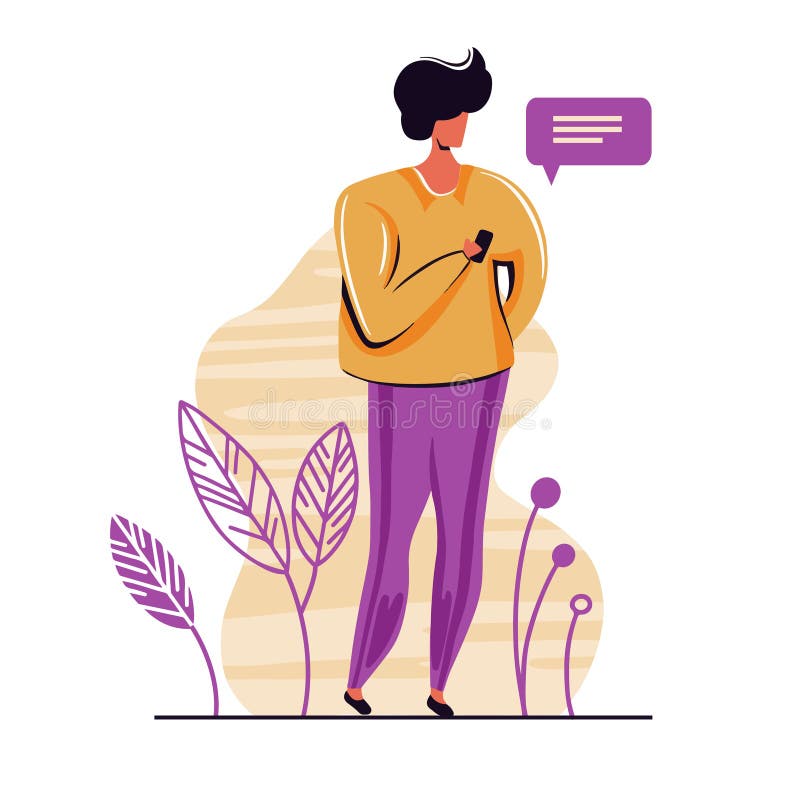 Social Media Man Cartoon Stock Illustrations – 40,154 Social Media Man ...